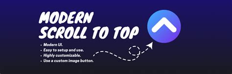 plugin modern back to top button —