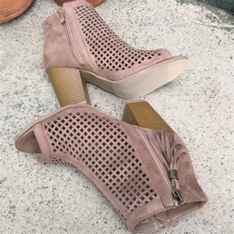 Shoes Cute Taupe Suede Tassel Ankle Boots Poshmark