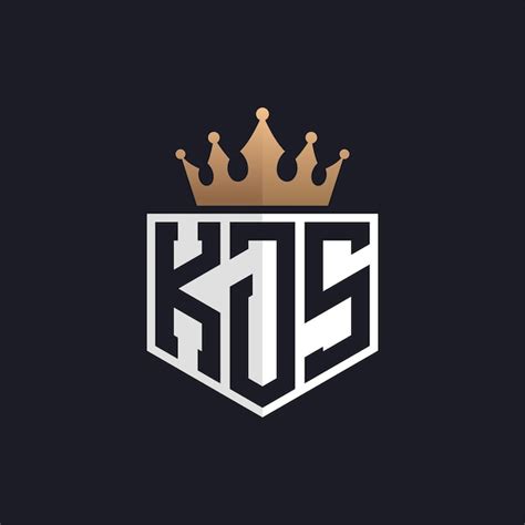 Premium Vector Luxury Kjs Logo With Crown Elegant Initials Kjs Letter Logo For Exclusive