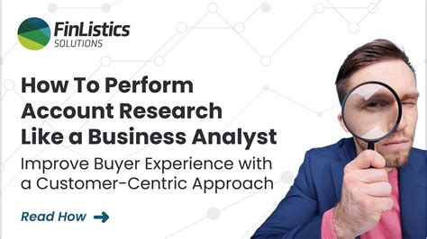 Improve Buyer Experience With Customer Centric Account Research