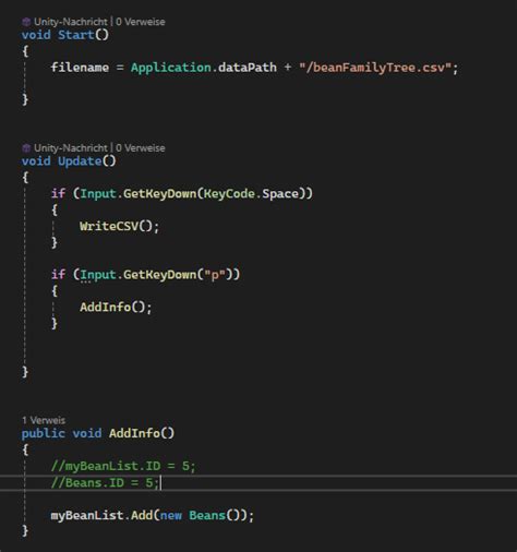 How Do I Add More Lines To This List For Csv Exportation Unity Engine Unity Discussions