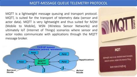 Mqtt Message Queue Telemetry Protocol Presentation Ppt