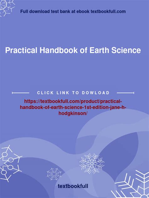 free pdf sample practical handbook of earth science 1st edition jane