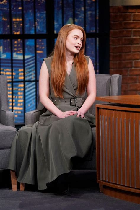 Sadie Sink Late Night With Seth Meyers In Nyc 01182023 • Celebmafia