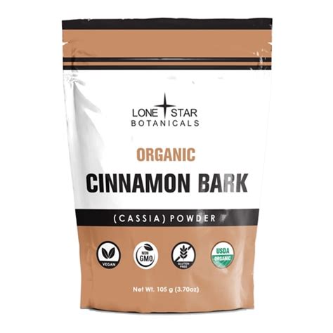 Lone Star Botanicals Organic Cinnamon Bark Cassia Powder 37 Oz