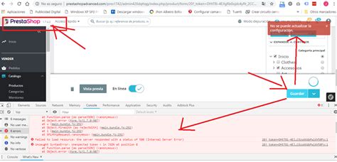 Can Not Edit Or Create A New Product Prestashop 1750 · Issue 12517