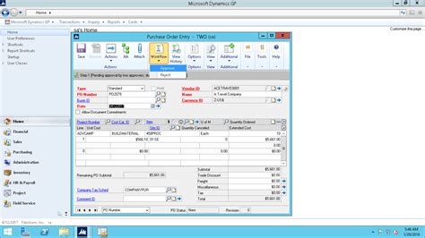 How To Set Up A Dynamics GP Workflow For Purchase Orders