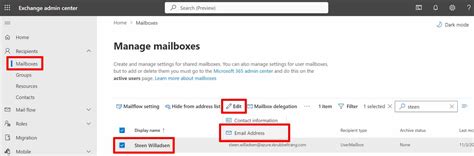 Primarysmtpaddress Easy Manager