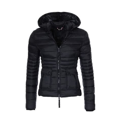 Doudoune Ultra Légère pour Femme Doudoune à Capuche Slim Fit Doudoune Chaude Imperméable