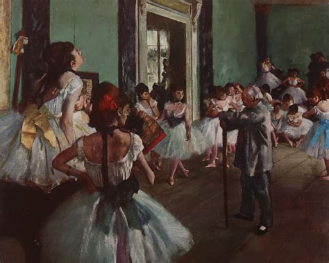 Edgar Degas Vintage Print The Dancing Class Home Decor Wall