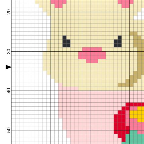 Charts Club Members Only Cute Rabbit In Tea Cup Cross Stitch Pattern