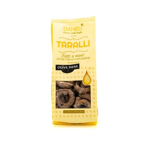 Danieli Taralli Alle Olive Nere Black Olives Taralli