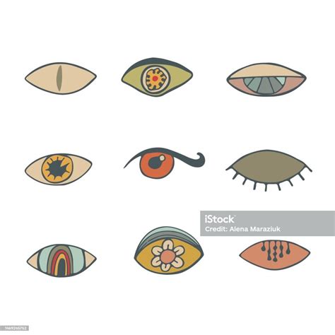 Eye Outline Icons Abstract Eyes Open And Closed Eyes Images Sleeping