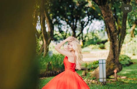 Js Prom Debut Red Ball Gown With Tulle And Puff Thing Womens Fashion
