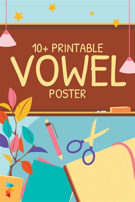 Vowel Poster 10 Free Pdf Printables Printablee