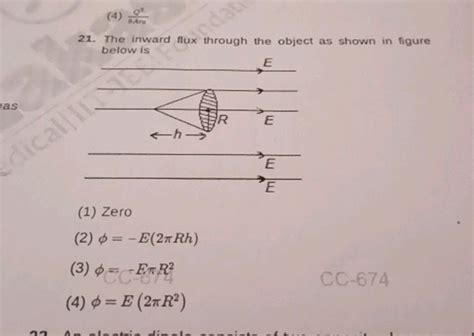 Q The Inward Flux Through The Studyx