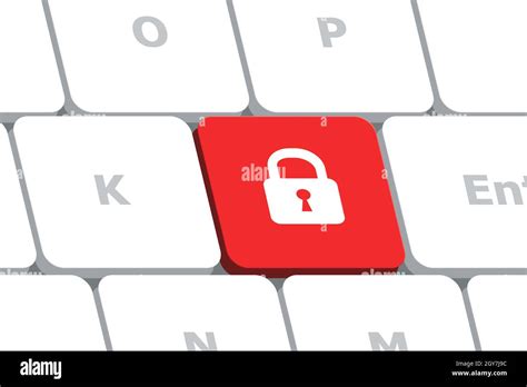 Security Concept On Computer Keyboard Background Stock Photo Alamy