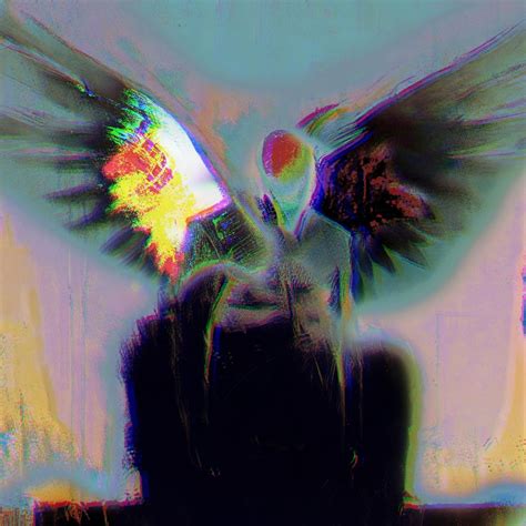 Glitch Angels Ai Animation R Glitch Art