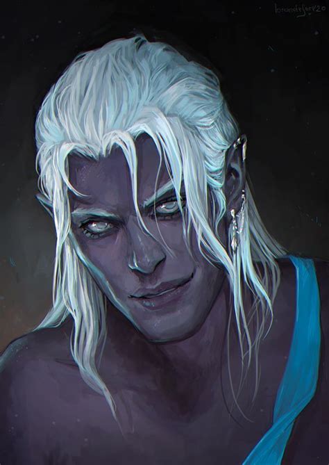 Drow Sorcerer Male Dnd Male Drow Character Art On Deviantart