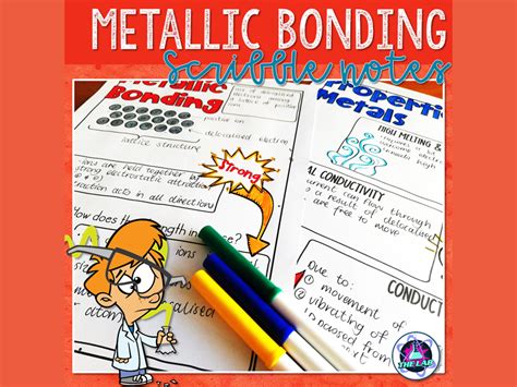 Metallic Bonding Scribble Notes Teaching Resources