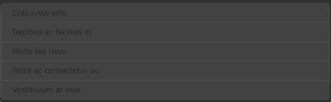 List Group In Dark Theme Has Wrong Color Material Design For Bootstrap