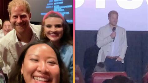 Prince Harry Surprises Fans At Docuseries Screening
