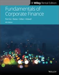 Fundamentals Of Corporate Finance Rent 9781119539858 Chegg