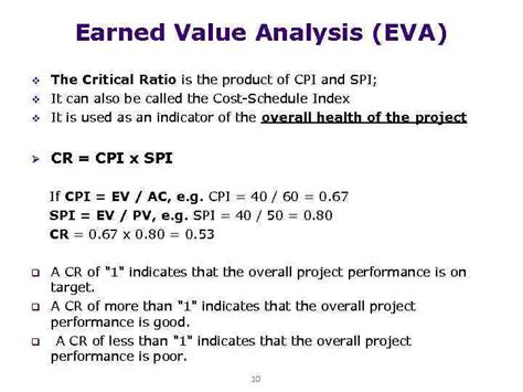 Project Management Earned Value Analysis Project Control And
