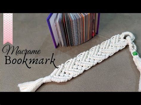 DIY Macrame Bookmark Tutorila Easy And Beautiful Macrame Book Mark