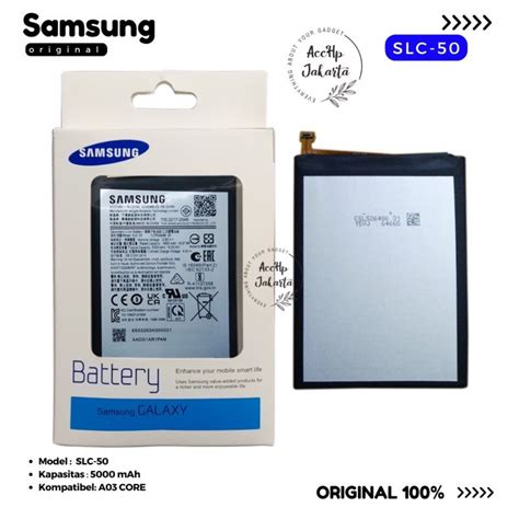Jual Baterai Batre Samsung A03 Core A032 Slc 50 Slc50 Battery Batrai