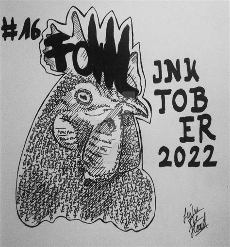 Inktober 2022 16 Fowl By Laikothehead On Deviantart
