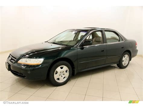 Dark Emerald Pearl 2001 Honda Accord Ex V6 Sedan Exterior Photo