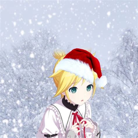 N25 Len Christmas Icon Christmas Icons Vocaloid Merry