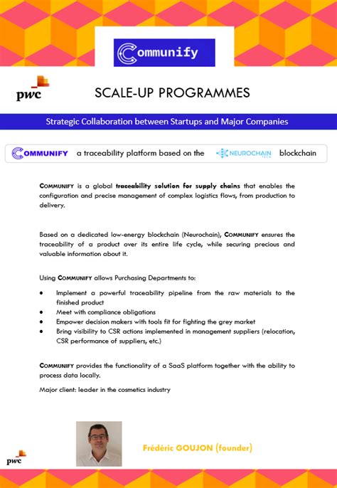 pwc scale up programme neurochain