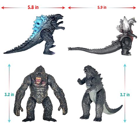 Buy Twcare Set Of King Kong Vs Godzilla Toys Movable Joint Action Figures King Of The Monsters