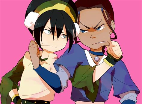Tags Fanart Deviantart Avatar The Last Airbender Toph Bei Fong Katara Kinako Moment