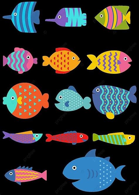 귀여운 물고기 물고기 클립 아트 대양 물 Png 일러스트 및 벡터 에 대한 무료 다운로드 Pngtree 물고기 교육 포스터 갤러리벽
