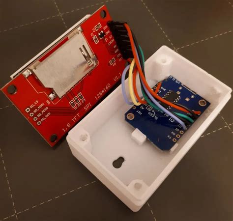 1 8 st7735s display case by kevin download free stl model