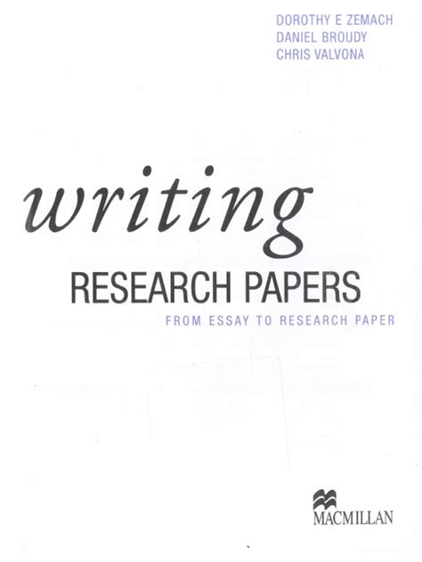 Writing Research Papers Moi Pdf