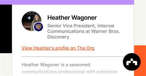 Heather Wagoner Senior Vice President Internal Communications At
