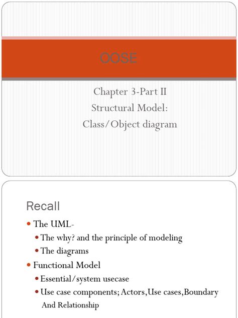 OOSE-Chapter - 3-Part II (Structural Modeling) | PDF | Class (Computer Programming ...