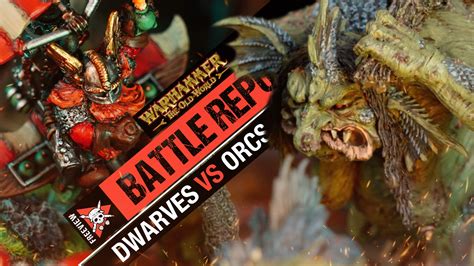 Orc And Goblin TROLL HORDE Vs Dwarfen Mountain Holds Warhammer The
