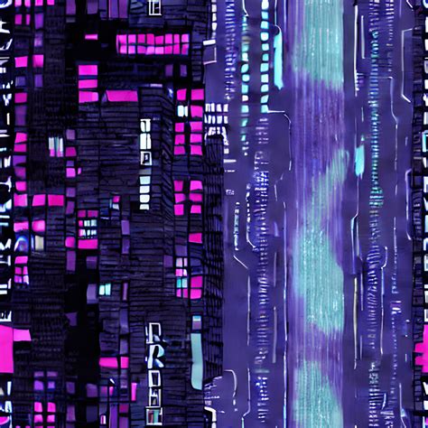 Cyberpunk Book Cover Pattern · Creative Fabrica