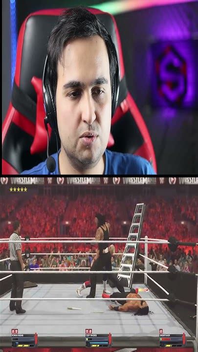پایان دراماتیک مبارزه آندرتیکر کودی رودز و رومن رینز Shorts Saeedgameplay Wwe2k24 کشتی کج
