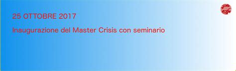 Master Crisis Scienze Criminologiche E Forensi Investigazioni E