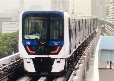 ゆりかもめ7300系電車 有明テニスの森駅 鉄道フォト・写真 By ストリームさん レイルラボraillab