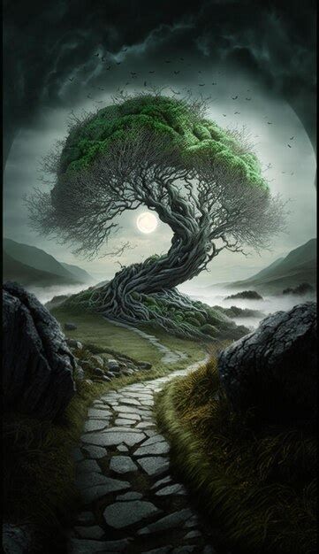 Premium Photo A Poster For A Tree Called The Tree Of Life