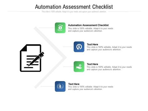 Automation Assessment Checklist Ppt Powerpoint Presentation Ideas