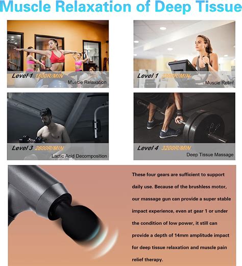 Buy Super Shock Absorbing Massage Gun Deep Tissue Muscle Massage Gun