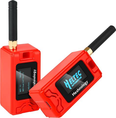 2 Pack Esp32 Lora V3 Development Board 1100mah Battery Protect Case Set With 868mhz